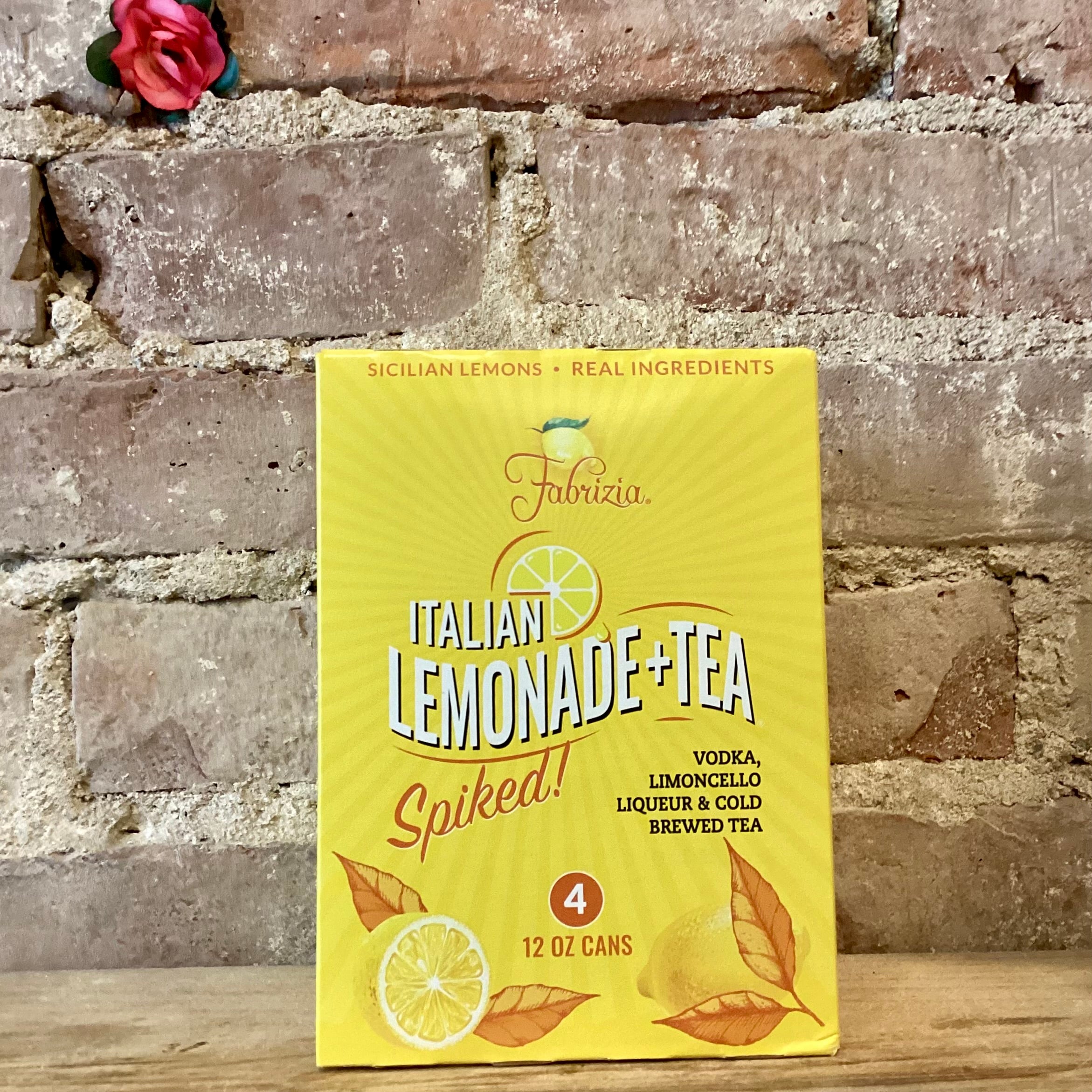 Fabrizia Italian Spiked Lemonade + Tea 4pk 355mL – Eastside Cellars